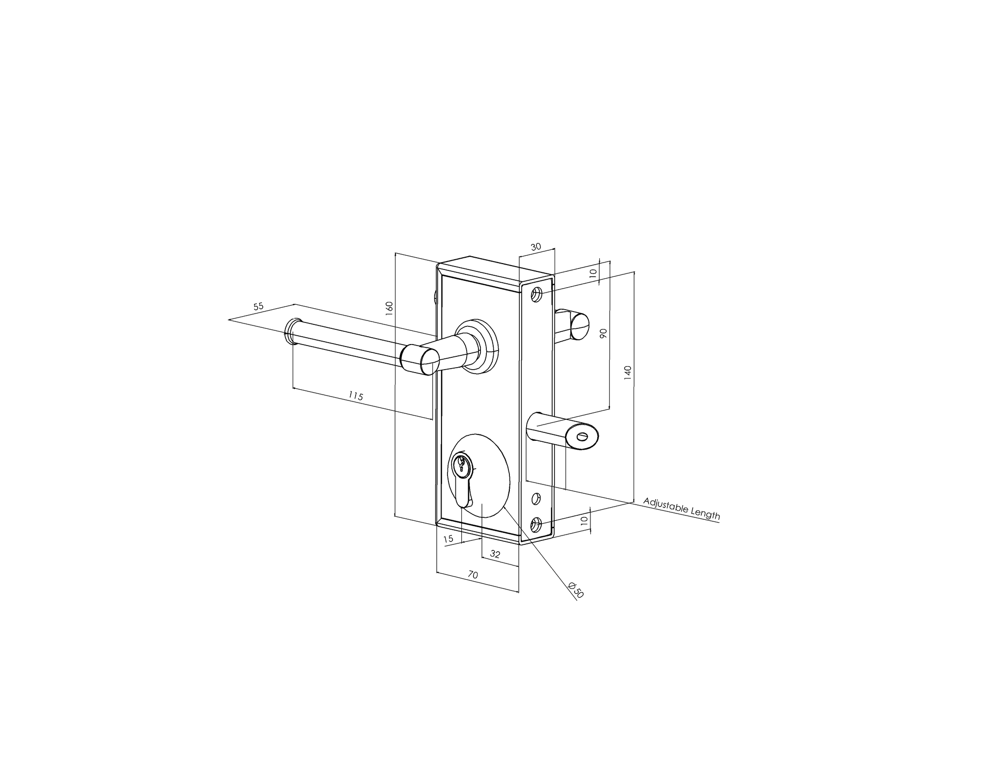 Handle Latch Deadlock | Gatemaster Superlock – Fastline Fencing Supplies